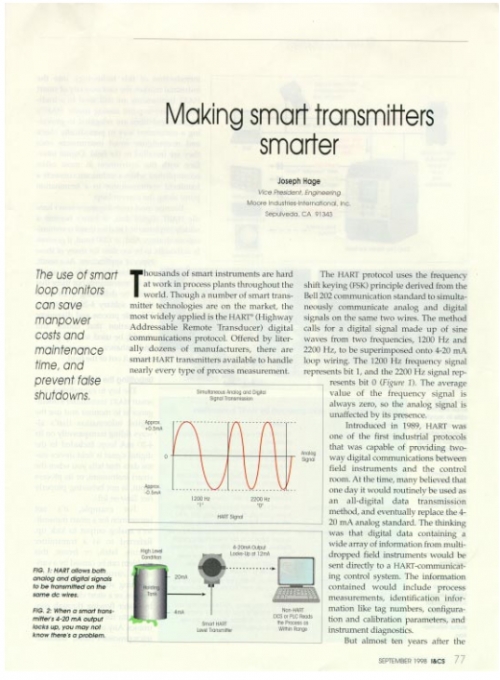 Making Smart Transmitters Smarter